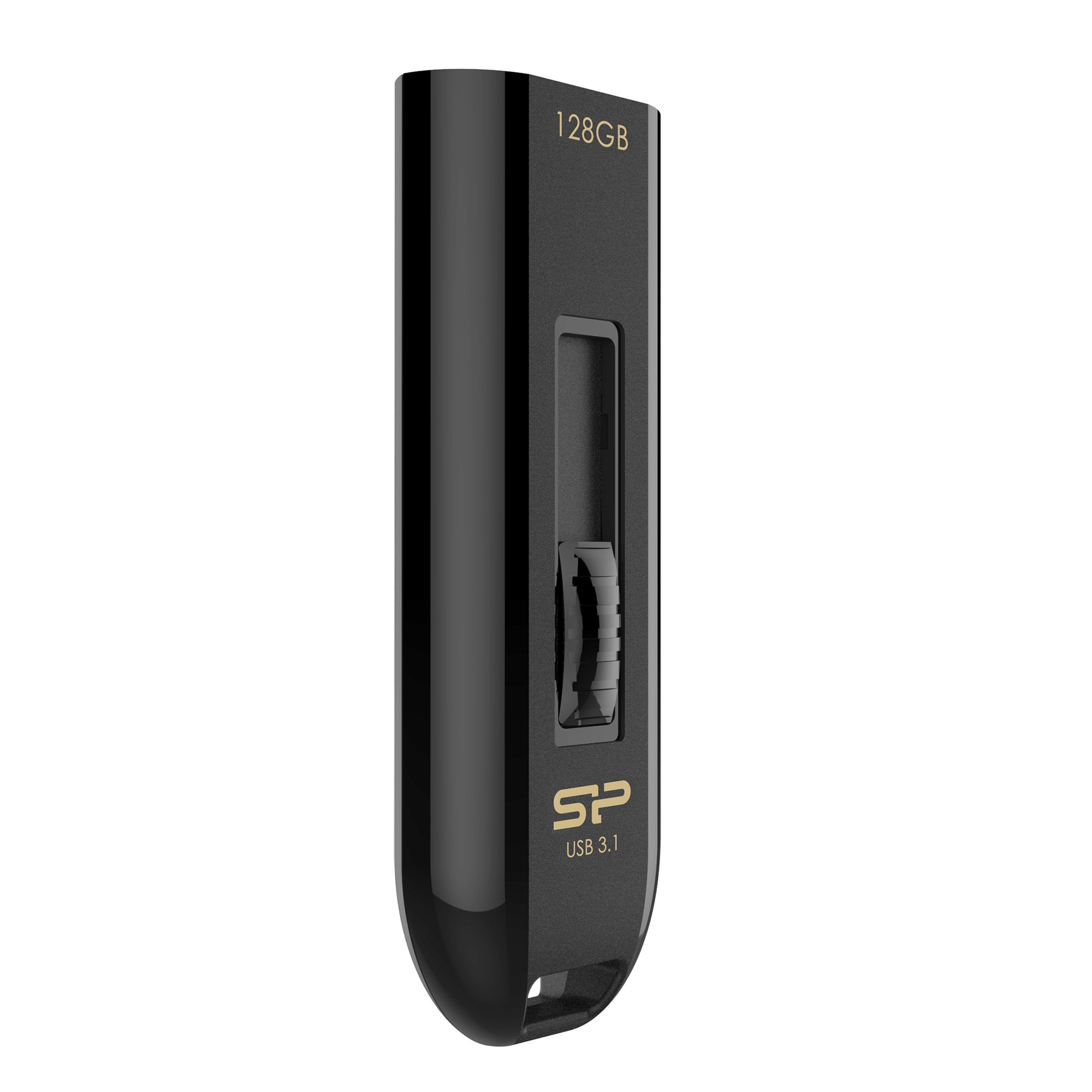 Silicon Power 128GB Entry Level USB 3.0 Flash Drive B21 Thumb Drives Bulk Jump Drive Zip Drive Memory Stick Capless Design Black (SP128GBUF3B21VSK)