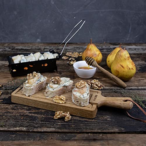 Boska Raclette Grilling Set Milano - Partyclette To Go Set - Suitable for Cheese, Meat, Fish, and Vegetables - Portable Non-Stick - Temperature Control and Dishwasher Safe