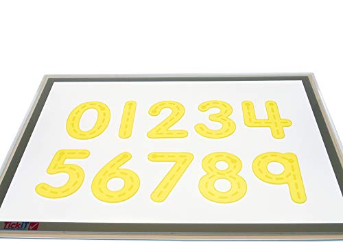 TickiT 9211 Silishapes Trace Numbers, 0-9 (Pack of 10)