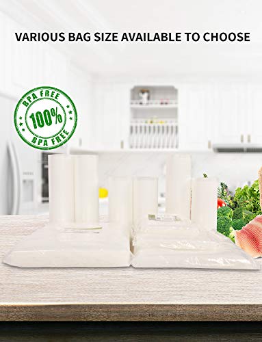 Vacuum Sealer Bags Heavy Duty, 11x 50 Vacuum Sealer Bags (2 packs) 100 ft Roll