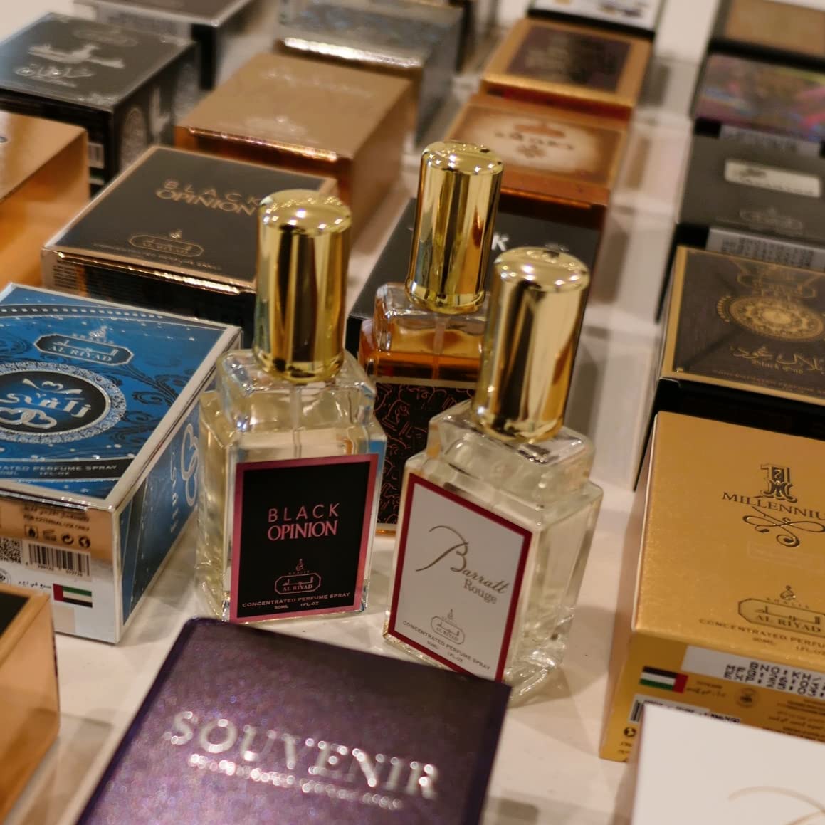 BARRATT ROUGE Inspired by Maison Francis K. Baccarat 540, 1.1 oz (30 mL) Eau De Parfum Spray, a fragrance that will leave a lasting impression.