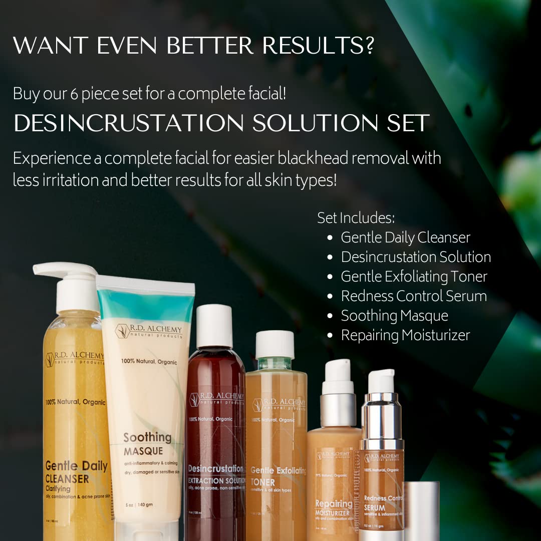 RD ALCHEMY - Desincrustation Solution/Scaling Fluid to help soften and open pores, remove blackheads and to make extractions easier. Perfect for Estheticians or home use