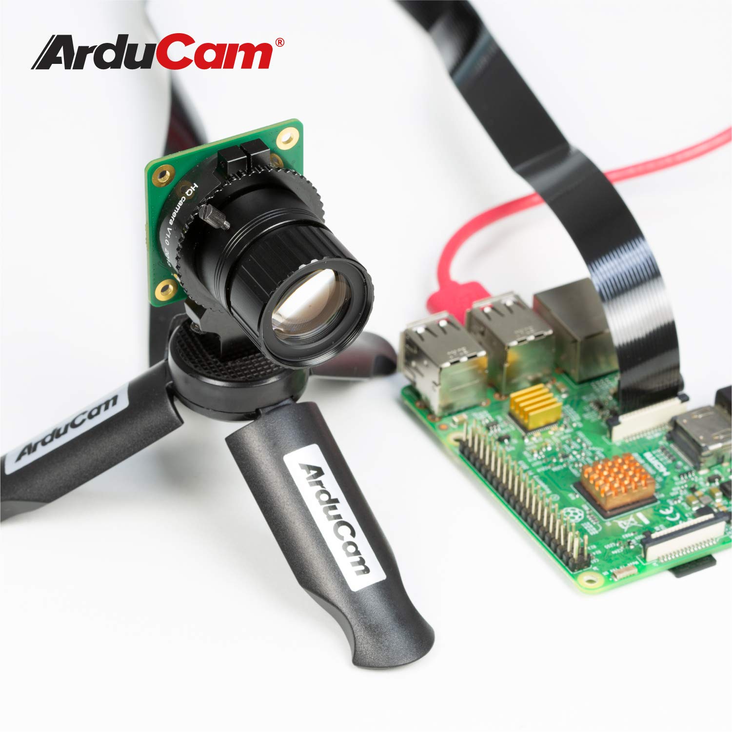 Arducam CS-Mount Lens for Pi HQ Camera, 25mm Focal Length with Manual Focus