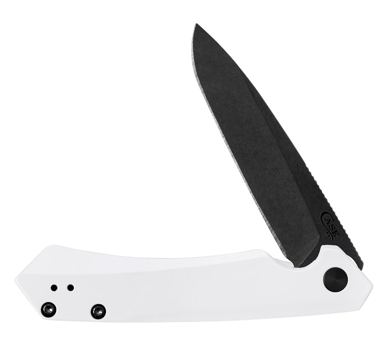 Case XX Knives Kinzua Frame Lock 10779 White Aluminum CPM S35VN Stainless Steel Pocket Knife