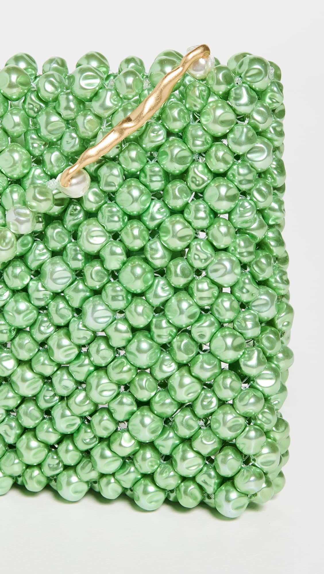 Aje Women's Lucienne Full Pearl Crossbody, Fern Green, One Size