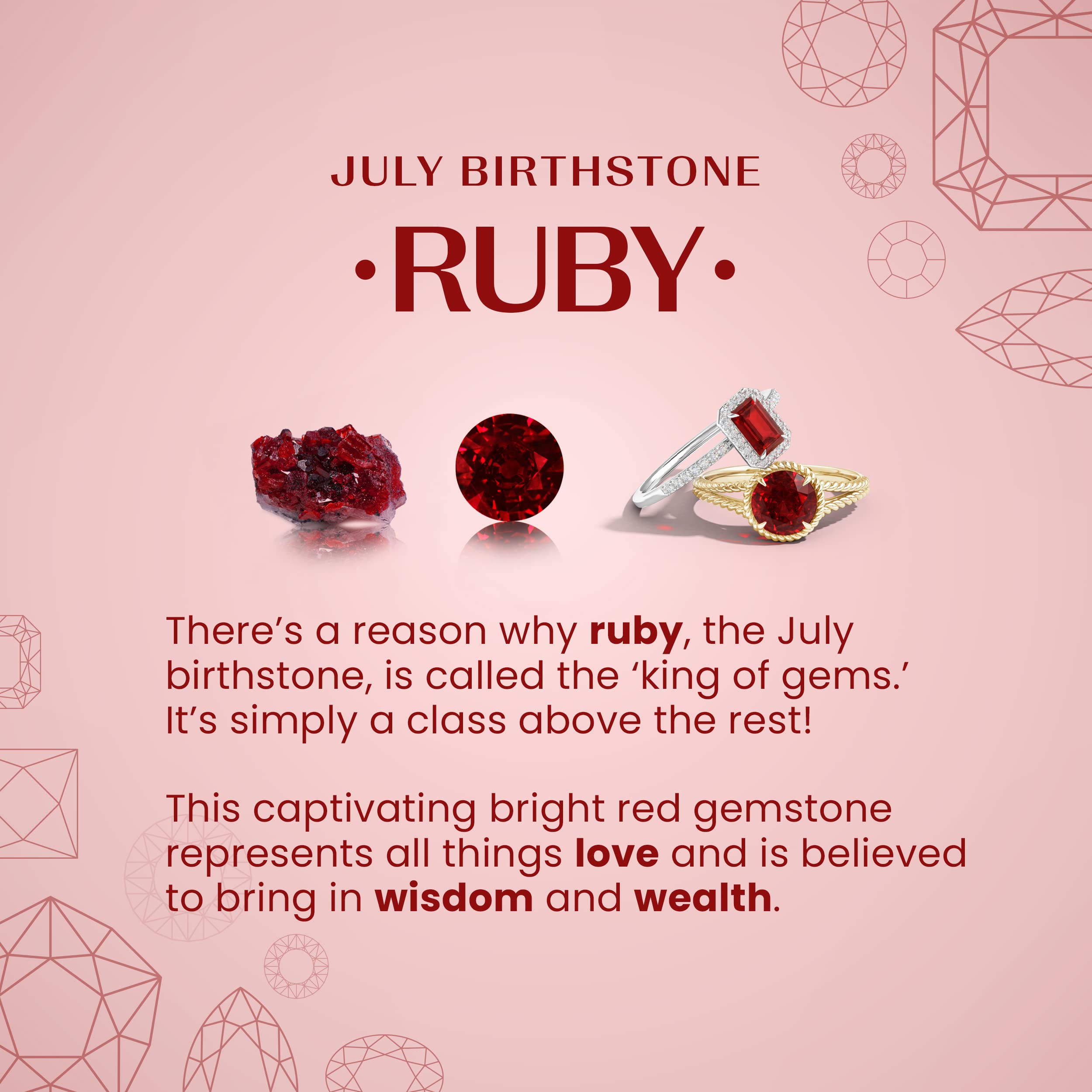 Angara Princess Diana Inspired Natural Ruby Ring for Women with Diamond Halo in 14K Yellow Gold for Wedding, Anniversary, Engagement (Stone Size-5x3mm, Stone wt-0.25, Ring Size-9) - July Birthstone