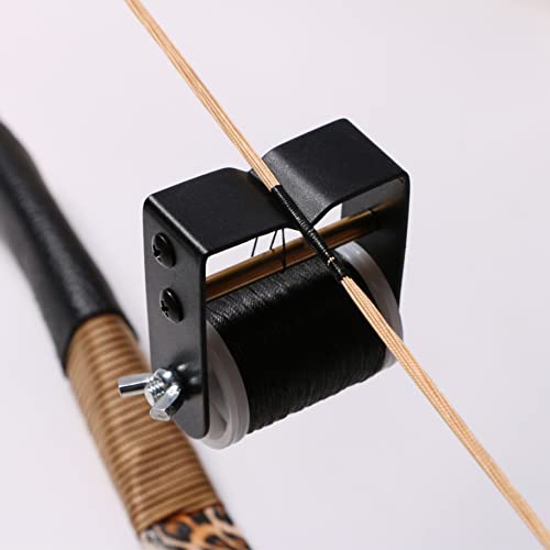 Archery Bow String Serving Jig Tool Bowstring Server Jip Serving Tool Adjustable with 120-yard /110m Strings, Archery Maintenance Accessories, String Tool with Thread for Various Bow