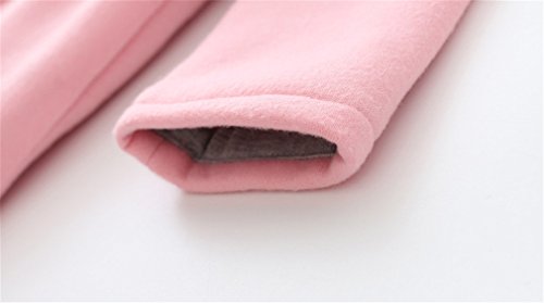 MINKIDFASHION Baby Girls Winter Autumn Cotton Warm Jacket Coat (2T, Pink)