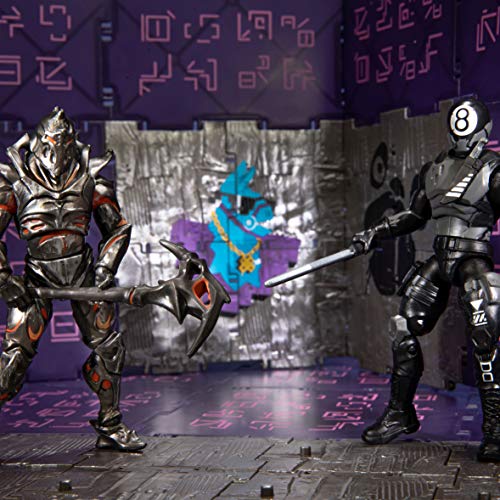 FORTNITE Large Vending Machine, 2 Figure Pack - Features Ruin and 8-Ball 4 Inch Collectible Action Figures - Includes 24 ‘The Cube’ Pieces, 10 Weapons, 8 Back Bling, 3 Harvesting Tools, and More
