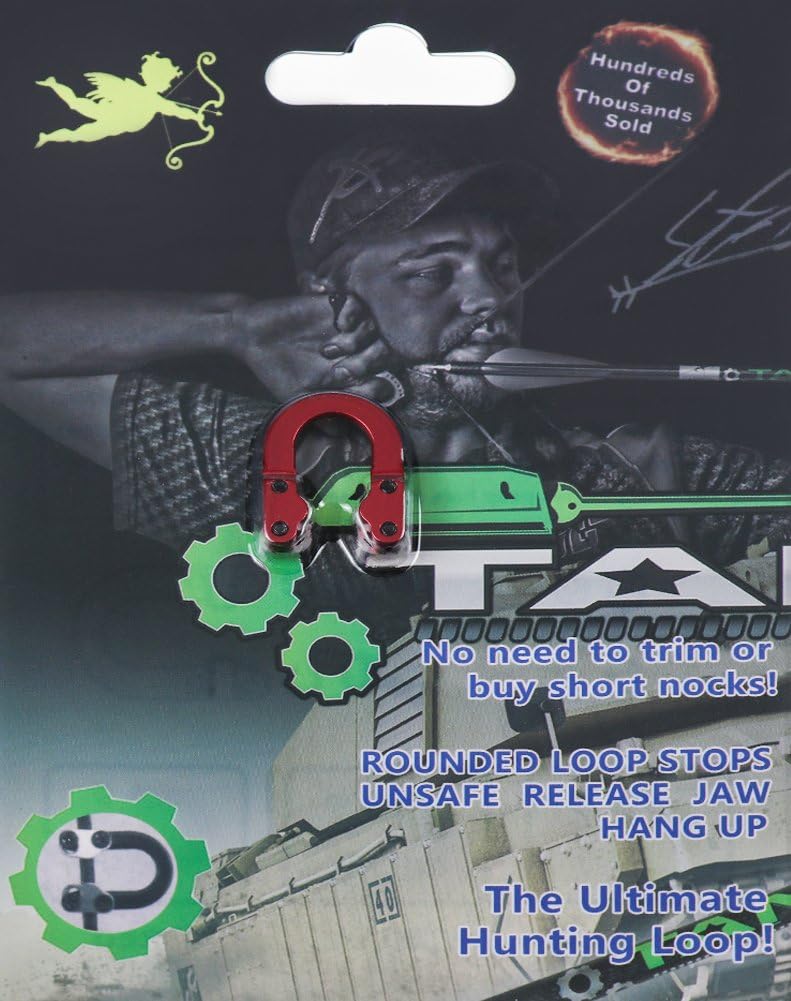 Archery D Loop Metal D Ring Fit All Arrow Nocks Adjusts to Hunting D Loop Buckle Rope