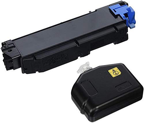 Kyocera 1T02NSCUS0 Model TK-5152C Cyan Toner Kit For use with Kyocera ECOSYS M3040idn, ECOSYS M3540idn and FS-2100DN Color Network Printers; Up to 10000 Pages Yield at 5% Average Coverage