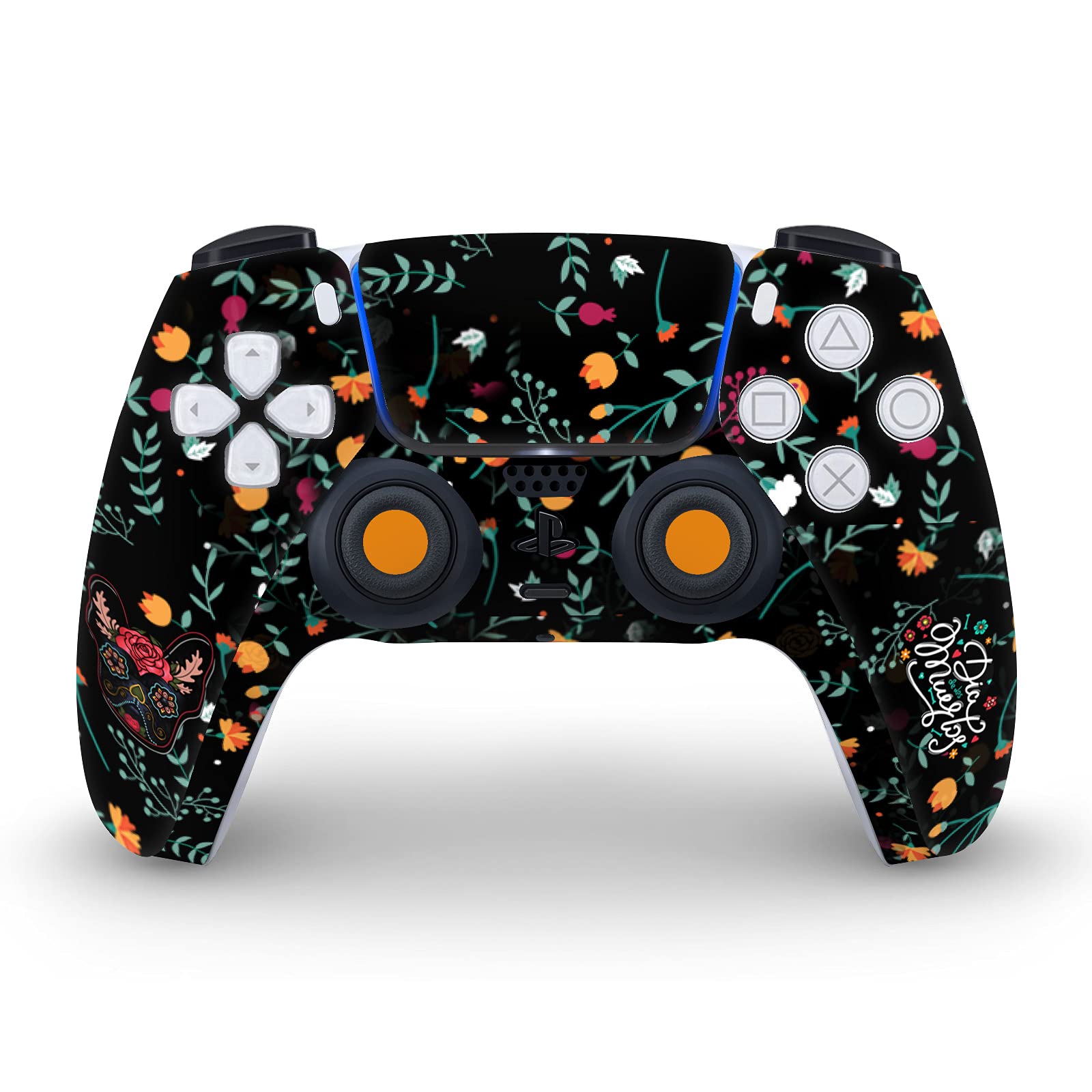 Head Case Designs Officially Licensed Klaudia Senator Day Of The Dead French Bulldog Vinyl Faceplate Gaming Skin Decal Compatible With Sony PlayStation 5 PS5 Disc Console & DualSense Controller