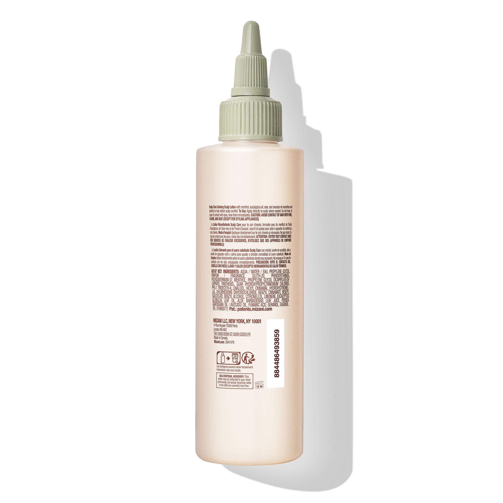 Mizani Scalp Care Calming Scalp Lotion |Dandruff Treatment | Nourishes & Soothes Scalp | For Curly Hair | 4 Fl Oz