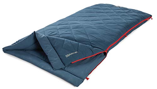 Coleman All-Weather Multi-Layer Sleeping Bag, 3 Versatile Layers for Temperatures Ranging from 0°F to 60°F, Includes No-Snag Zipper, Easy Packing, and Heat Insulation