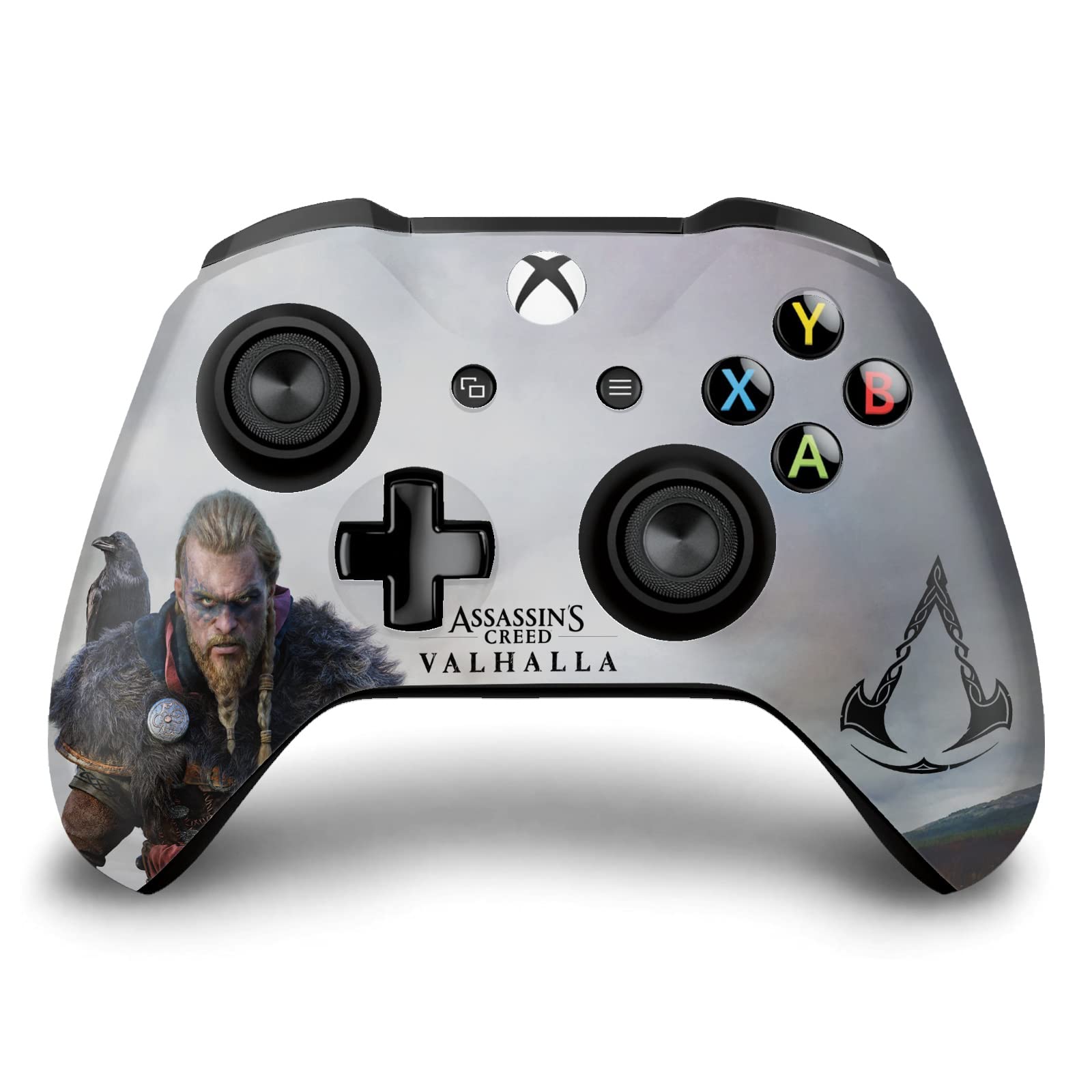 Head Case Designs Officially Licensed Assassin's Creed Male Eivor 2 Valhalla Key Art Vinyl Sticker Gaming Skin Decal Cover Compatible With Xbox One S/X Controller