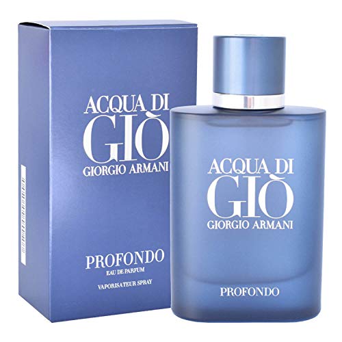 GIORGIO ARMANI Acqua Di Gio Profondo for Men Eau de Parfum Spray, Multi-color, 4.2 Fl Oz
