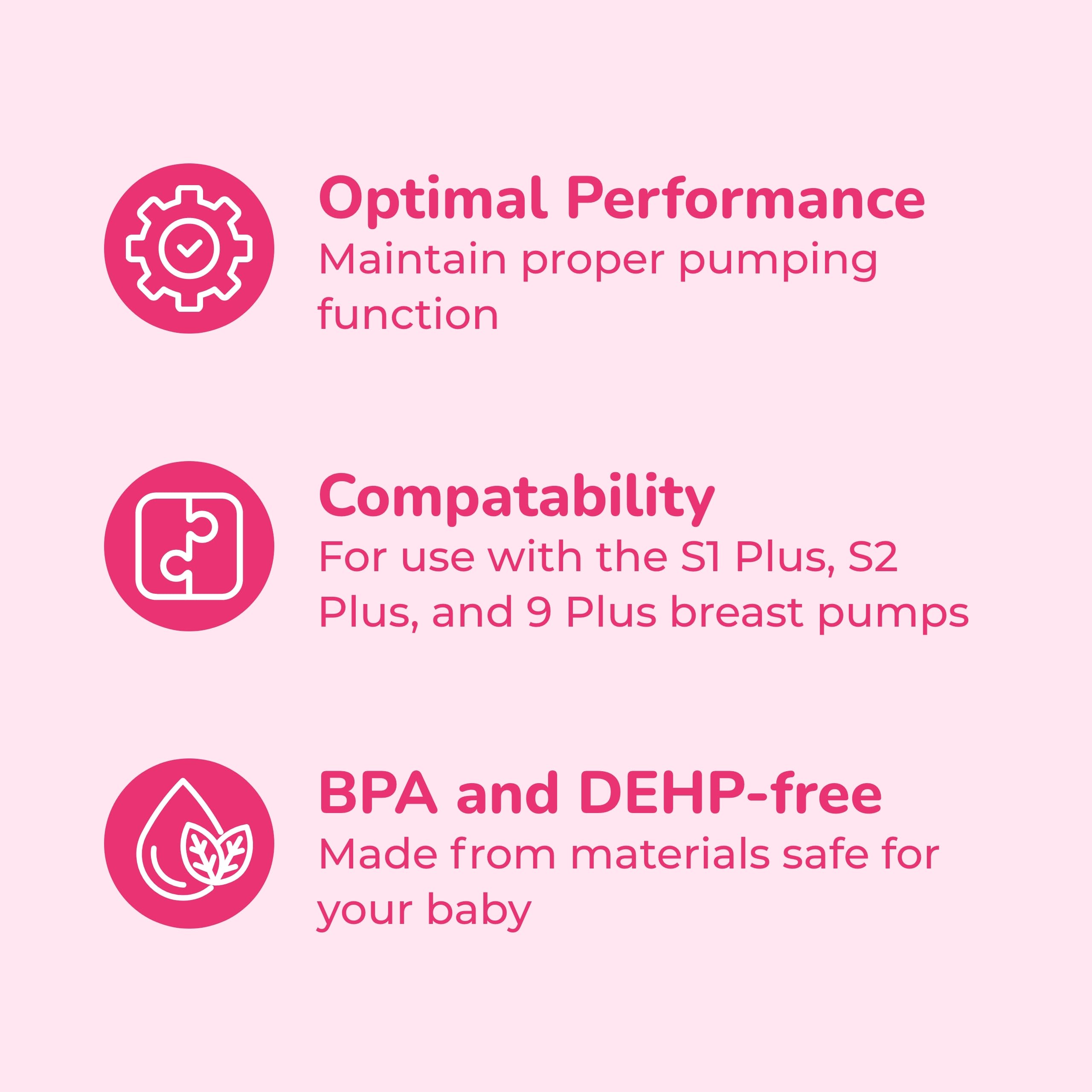 Spectra - Premium Breast Milk Pump Accessory Kit with Baby Bottles - Large 28mm - Breast Pump Accessories