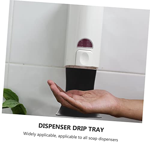 Alipis 3 pcs Water Tray foaming soap Electric soap Dispenser Catch Tray Dispenser Stand Drip Catcher Lip Gloss containers Wall-Mounted Soap Dispenser Tray drip Rack Water Drop Plastic