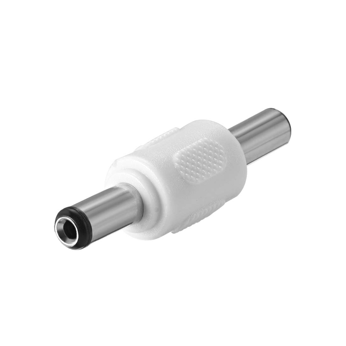 uxcell 10Pcs DC Power Connector Adapter 5.5mmx2.1mm Male to Male Plug Cable Jack Converter for Laptop CCTV Camera Strip Lighting White