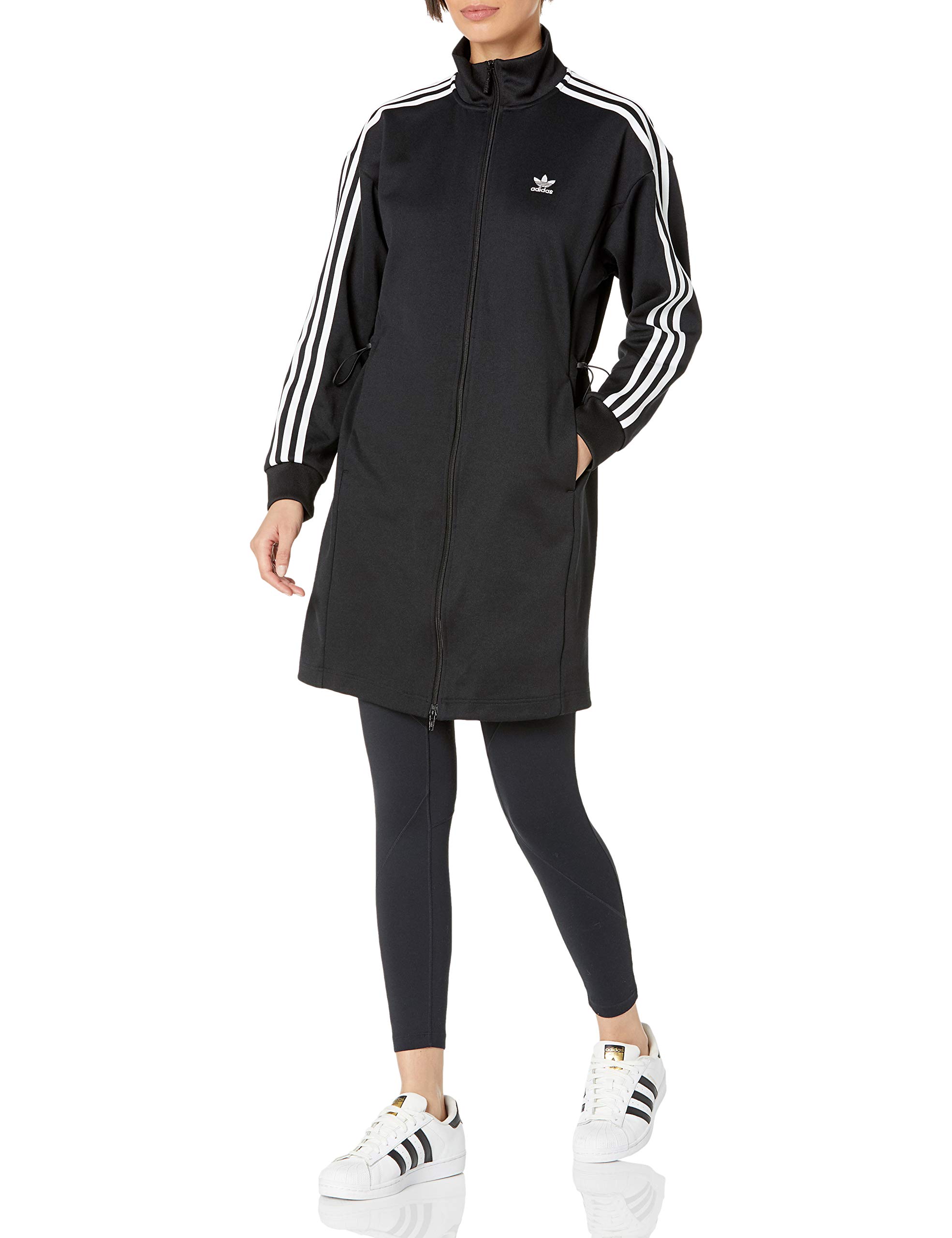 adidas Originals,womens,Long Track Top,Black,Small