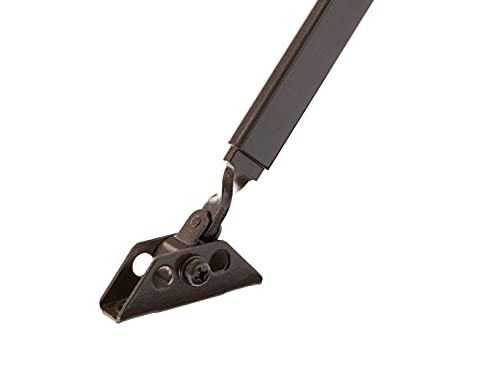 AmazonCommercial Door Closer, Standard arm with Adjustable Size 1-6,BC, PA Bracket,Plastic Cover, Dark Bronze, 2-Pack, ADA Compliant