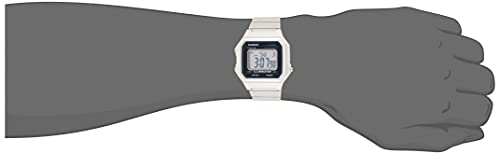 Casio Men's B650WD-1ACF Classic Digital Display Quartz Silver Watch