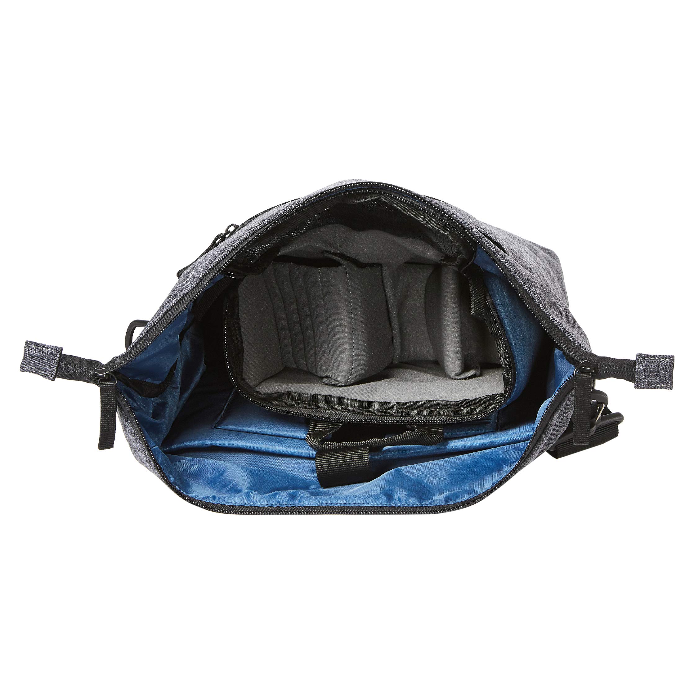 Amazon Basics 3-Way Camera Shoulder Bag - 14 x 10 x 5 Inches (Gray)