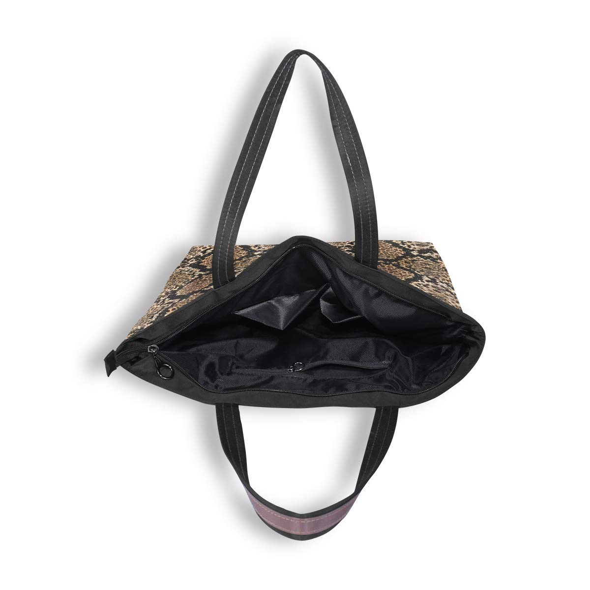 Animal Snake Skin Print Handbags and Purse for Women Tote Bag Large Capacity Top Handle Shopper Shoulder Bag
