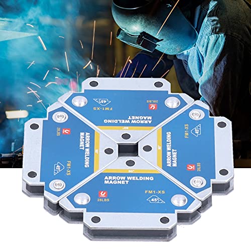 Arrow Welding Magnet Holder, 4Pcs Welding Magnetic Holder 28lbs Arrow Welder Magnet Fixing Holding Tool Set Kit, Metal Working Tools and Equipment