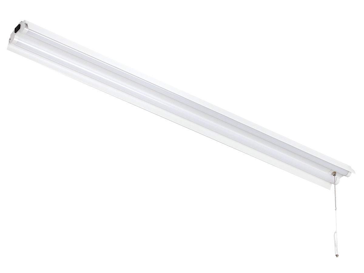 AmazonCommercial 4' LED Shop Light, 4000 Lumens, Linkable, Pull Chain, Daylight 5000K, ETL and Energy Star Certified | 8-Pack