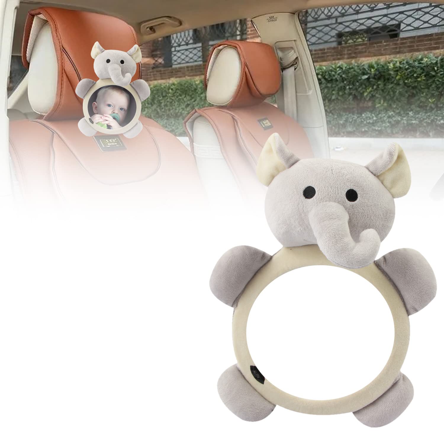 Baby Car Mirror Rear Facing, Wide View For Baby Kids Baby Rear Facing Mirrors