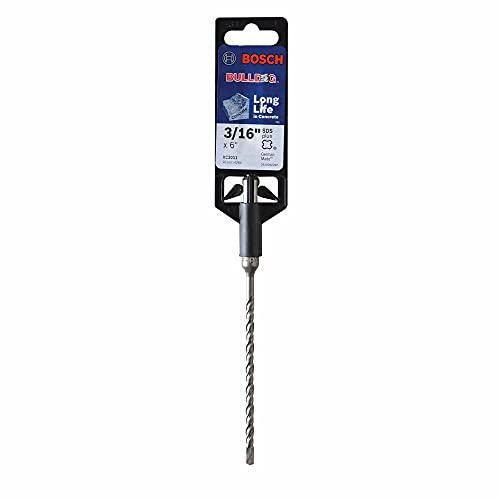 BOSCH HC2011 3/16 In. x 4 In. x 6 In. Bulldog SDS-Plus Rotary Hammer Bit