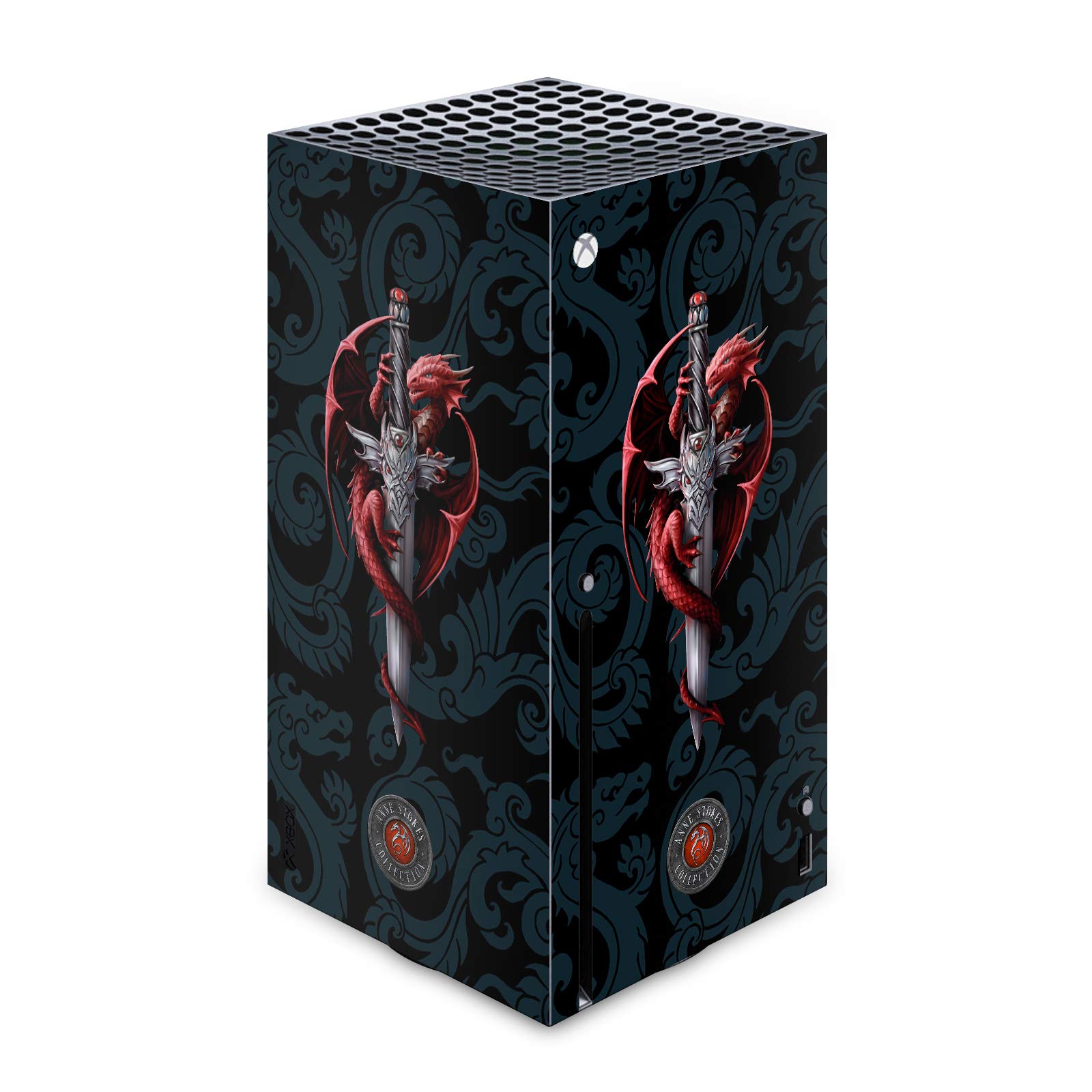 Head Case Designs Officially Licensed Anne Stokes Dragon Dagger Art Mix Vinyl Sticker Gaming Skin Decal Cover Compatible With Xbox Series X Console