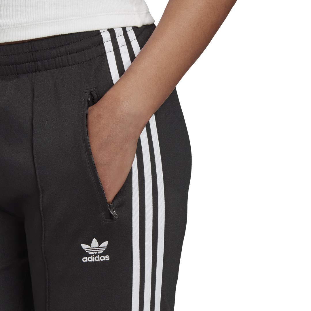 adidas Originals womens Superstar Primeblue Track Pants, Black/White, Medium US