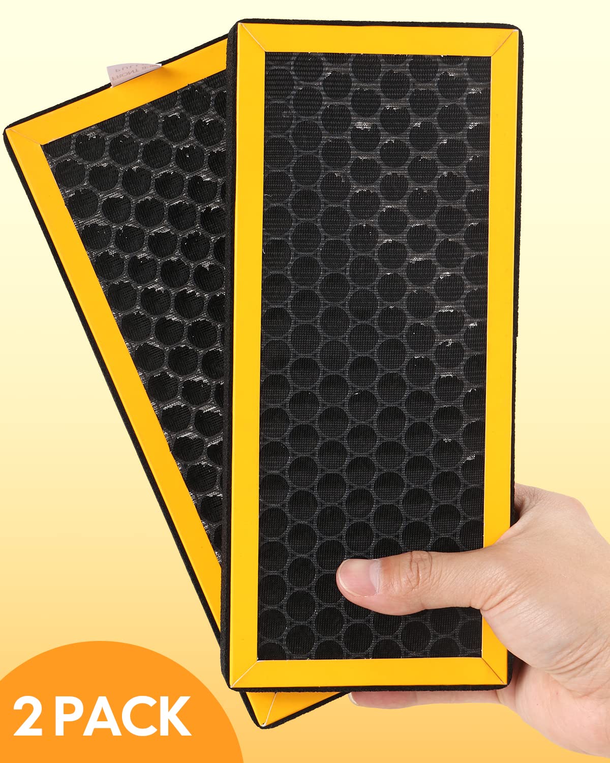 FMDZFL 2-Pack Carbon Replacement Filters Compatible with HoMedics PetPlus at-PETODR Filter and TotalClean at-OFL Filter for AT-PET01, AT-PET02