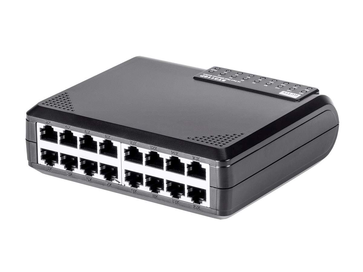 Monoprice 16 Port Desktop Fast Ethernet Switch
