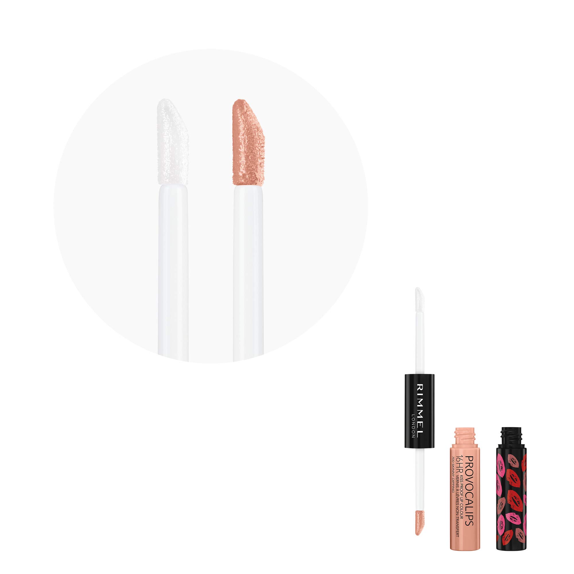 Rimmel Provocalips 16hr Kissproof Lipstick, Skinny Dipping, 0.14 Fluid Ounce(Packaging May Vary)