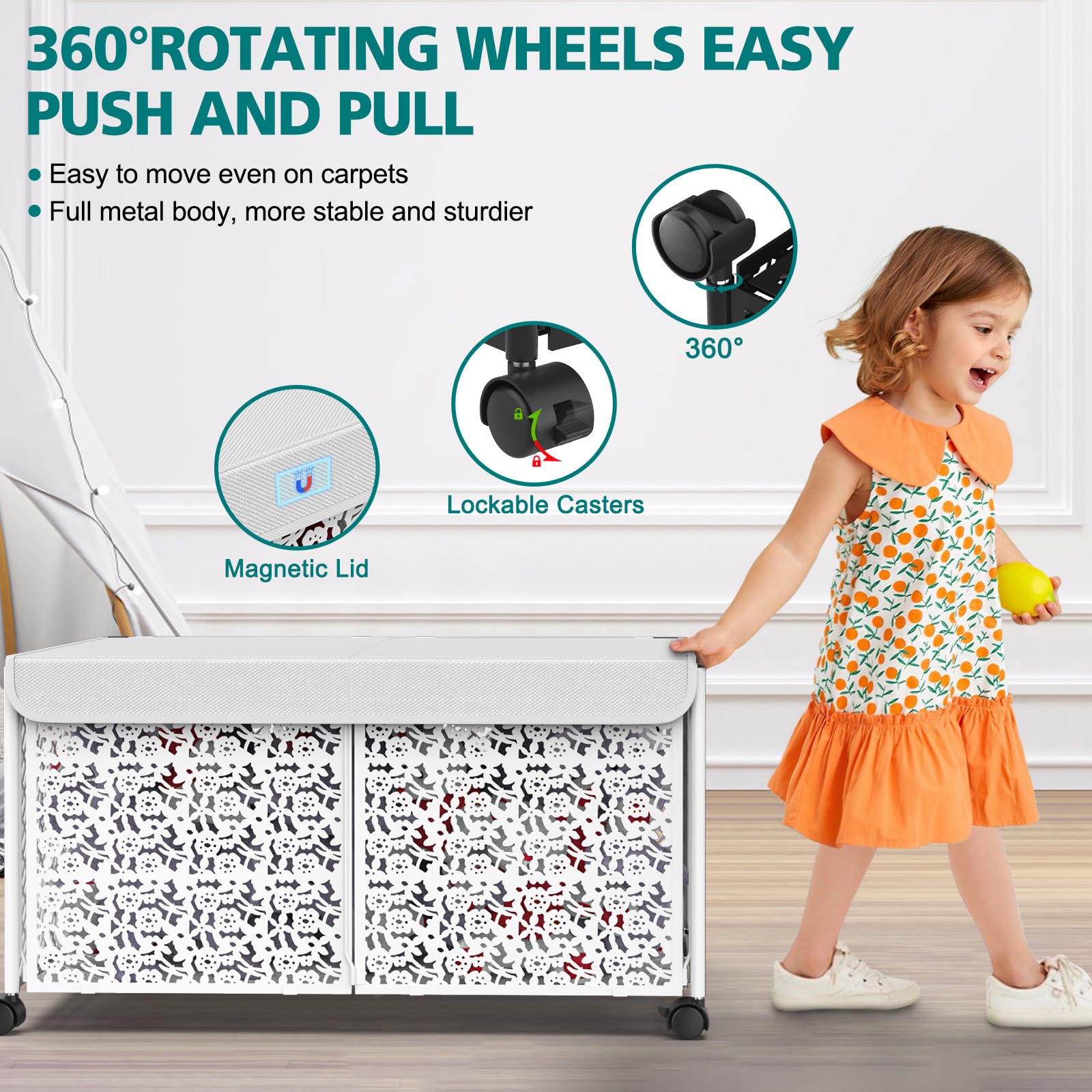 VEOJOY Toy Box Storage Large Toy Organizers and Storage