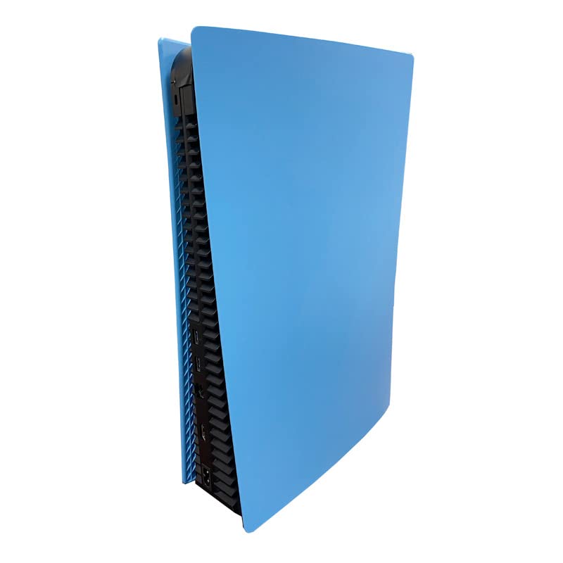 Gaming Console Faceplate Cover with Cat Grips for PS5 Disk Edition Skin Shell Skin Hard Protective Shell Blue