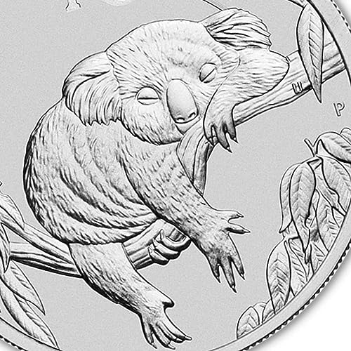 AU 2007 - Present (Random Year) Australian 1 oz Silver Koala Coin Brilliant Uncirculated (BU - in Capsule) with Certificate of Authenticity $1 Mint State