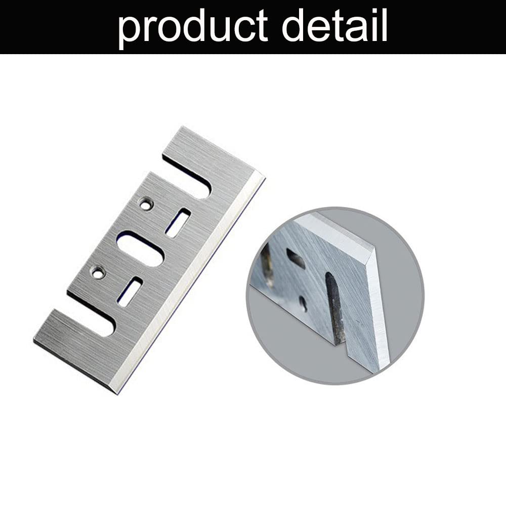 High-Speed Steel Planer Blades, 3-1/4 Inch 82mm Re-sharpenable Blades Replacement for Makita 1900B, KP0810, Dewalt DCP580, DW6655,Bosch 1594 and Most Handheld Planer,4 Pieces