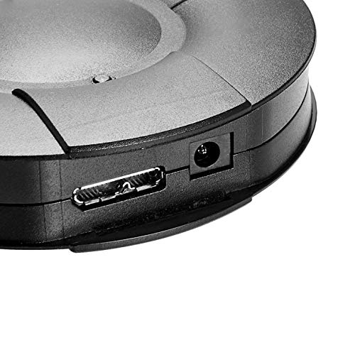 Amazon Basics High-Speed 4 Port USB 3.0 Hub with AC Adapter for use with MacBook, Mac Pro, iMac, Surface Pro and more, Black