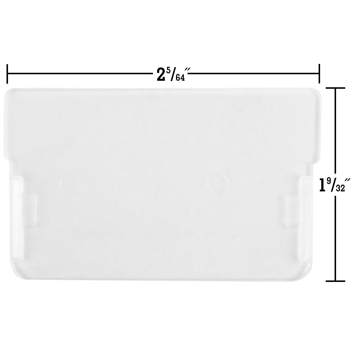 Akro-Mils 40716 Width Dividers for Plastic Storage Hardware and Craft Cabinet Small Drawers, (16-Pack), Clear, White