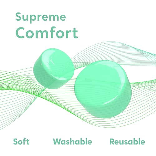 Aurora Silicone Ear Plugs Soundblocâ˘- 6 Pairs Quiet Ear Plugs for Sleep Moldable Ear Plugs Custom Ear Plug Ear Plugs for Noise Reduction Reusable Soft Silicone Earplugs The Earplug for Sleep Size S/M