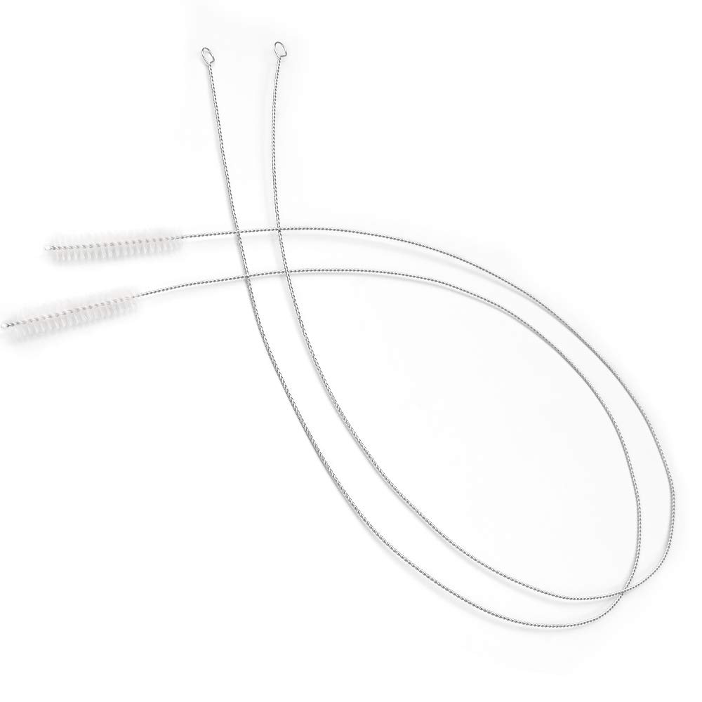 Arcoolor 2 Pcs Cleaning Brush Bristle Tip 1/2β by 39.4β Inch Long, Flexible Scrub Nylon Brush Cleaner Tool for Clean Keg, Feeding Tube, Line Tube Hose