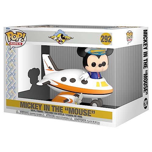 Funko Disney Mickey Mouse One : Walt’s Plane - Pilot Mickey Mouse Pop! Ride: Mickey in The Mouse