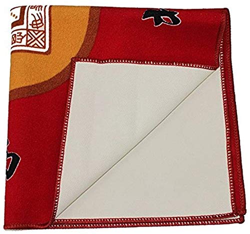 HengKaiSing 31.5" Table Cover - Slip Resistant Mahjong Game/Poker/Dominos/Card Tablecovers Table Top Mats 2 Pack (at Random Colors)