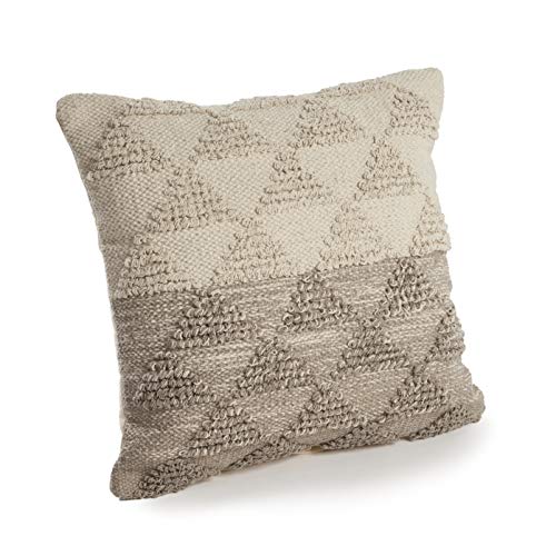 LR Home Gradient Throw Pillow, 18" x 18", Gray/Natural