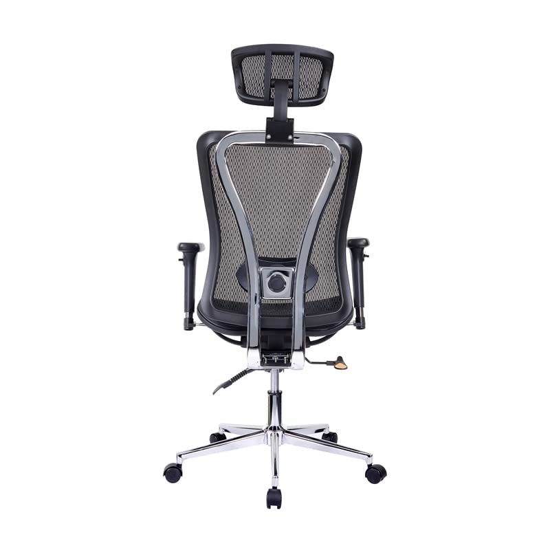 Techni Mobili Mesh Office Chair, Black