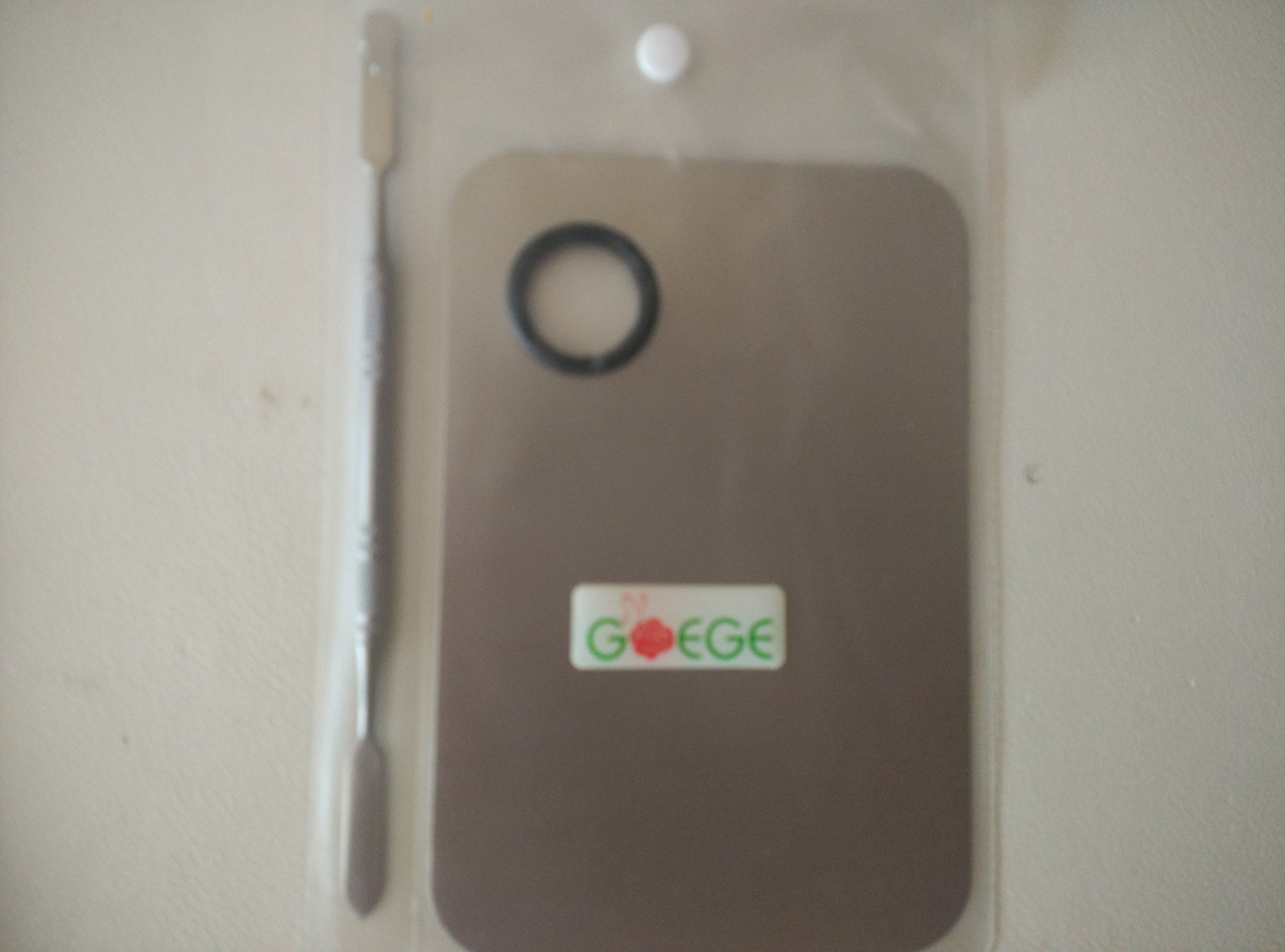 Goege Pro Stainless Steel Cosmetic Makeup Palette Spatula Tool (L5.9*W3.9 inch)